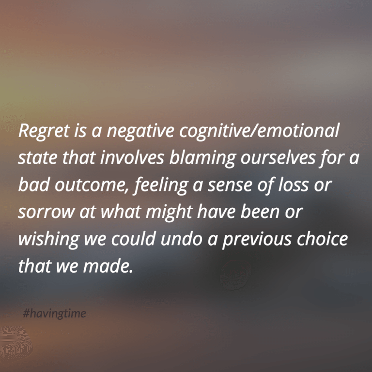 5 Joy-Sapping Regrets and How to Avoid Them — HavingTime